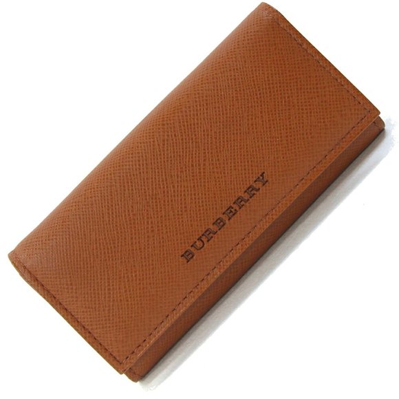 Burberry | Accessories | Burberry 4ring Key Case Brown Leather Keys ...